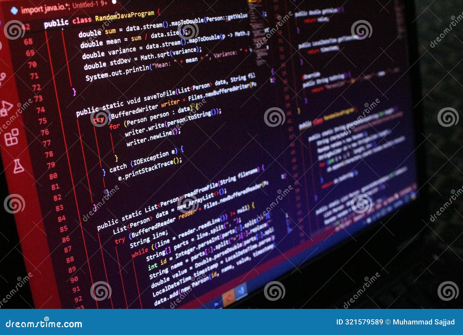 Computer Code Programming Language Coding Close High Resolution Photo ...