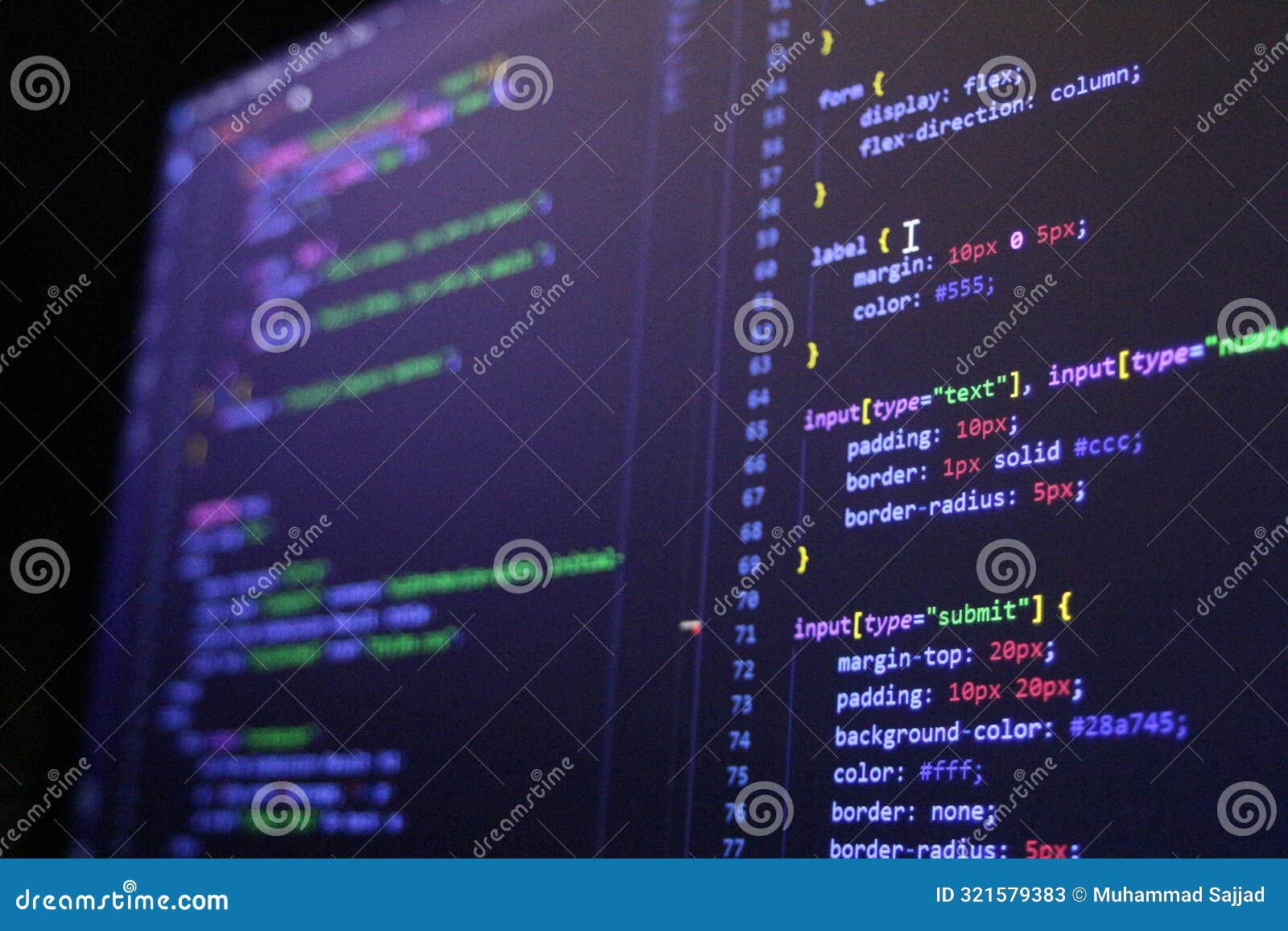 Computer Code Programming Language Coding Close High Resolution Photo ...