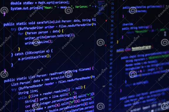 Computer Code Programming Language Coding Close High Resolution Photo ...