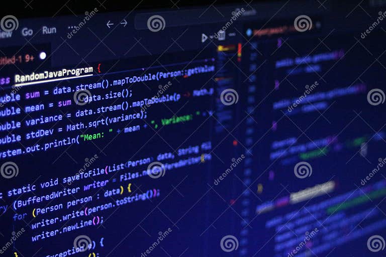 Computer Code Programming Language Coding Close High Resolution Photo ...