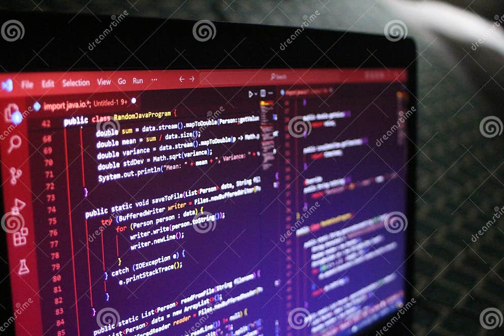 Computer Code Programming Language Coding Close High Resolution Photo ...