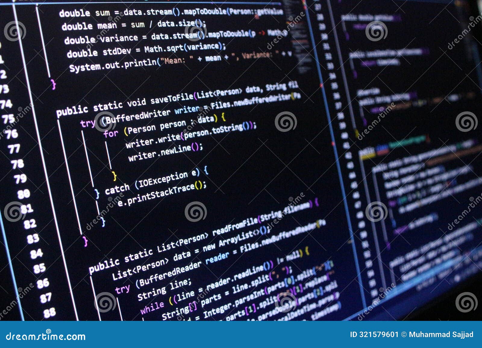 Computer Code Programming Language Coding Close High Resolution Photo ...
