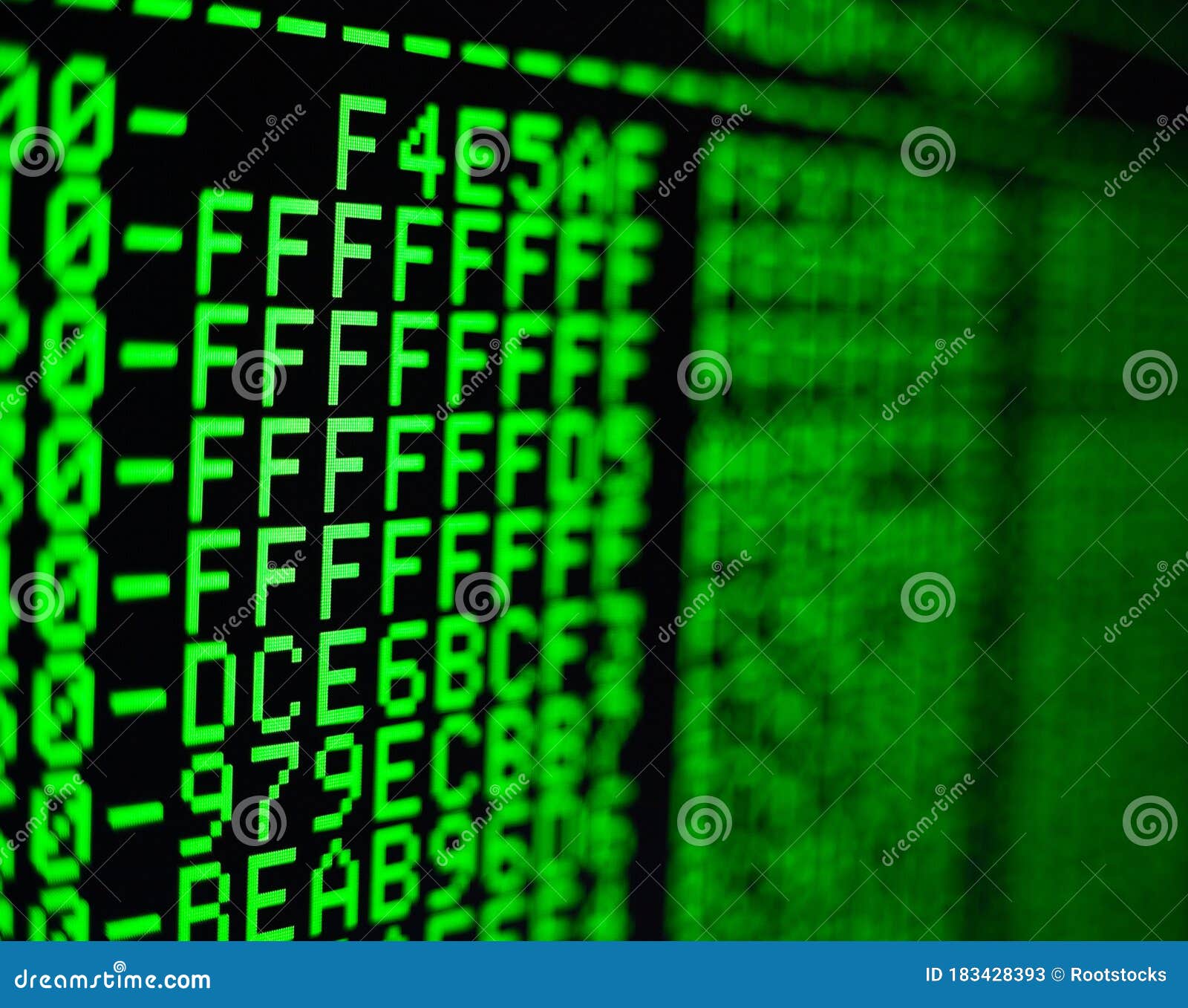 Computer Code on the Screen Stock Image - Image of hack, engineer ...