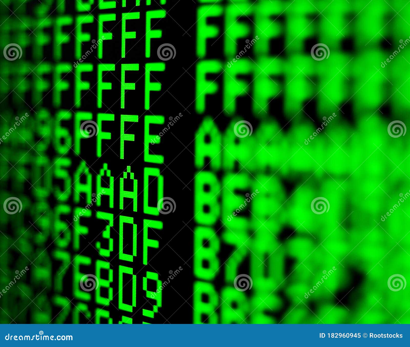 Computer Code on the Screen Stock Image - Image of engineer, hacker ...