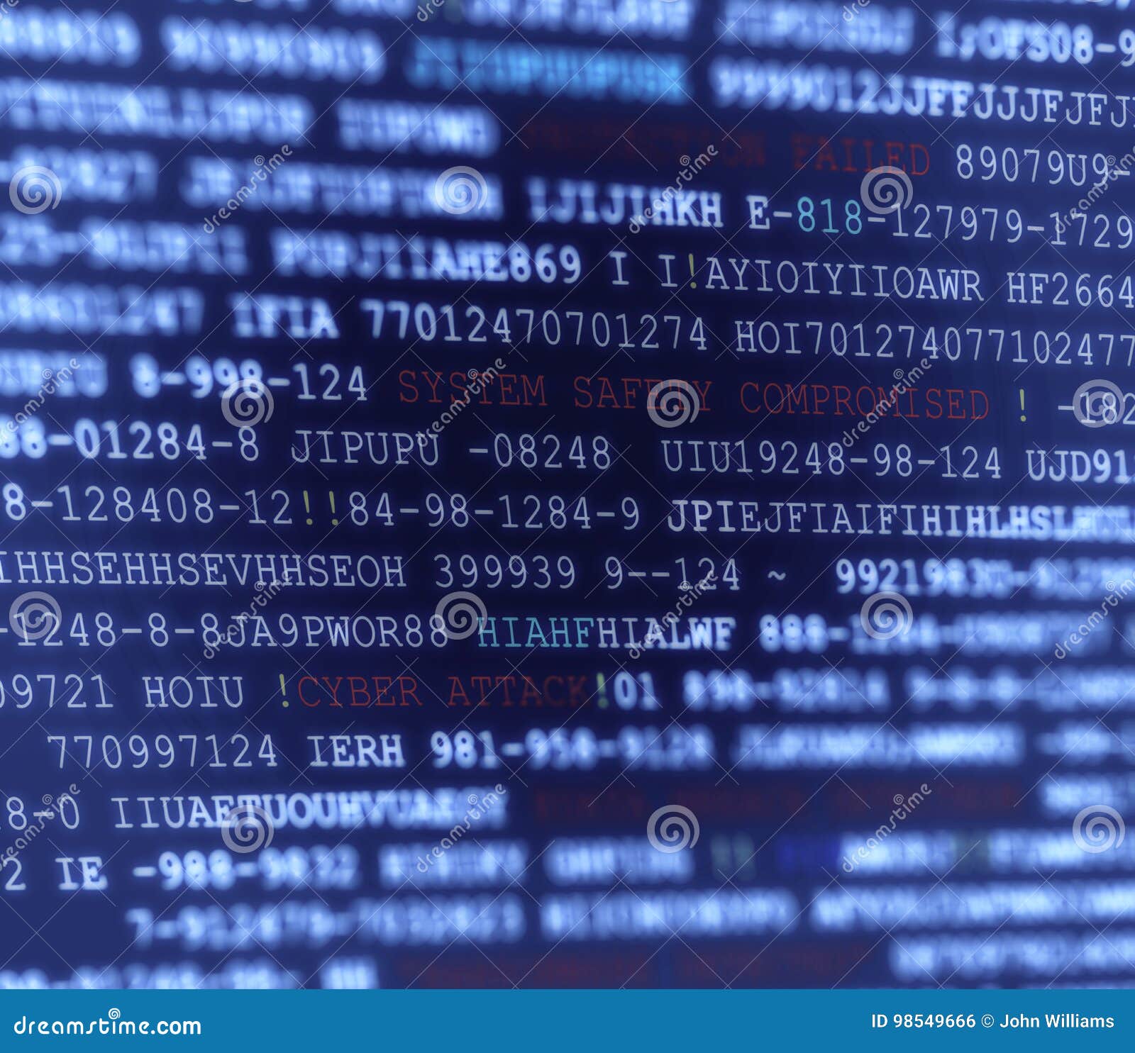 Computer Code Script Background Stock Illustration - Illustration of ...