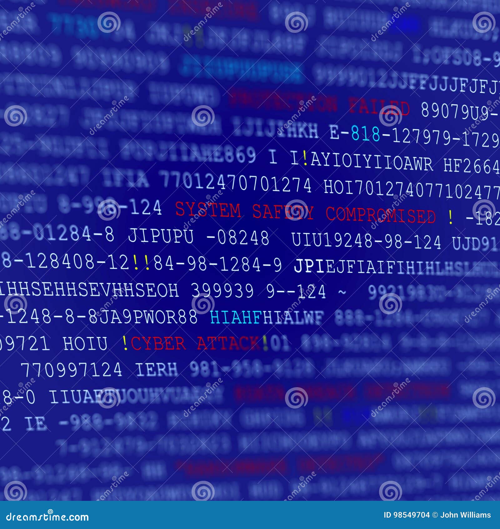 Computer Code Script Background Stock Illustration - Illustration of ...