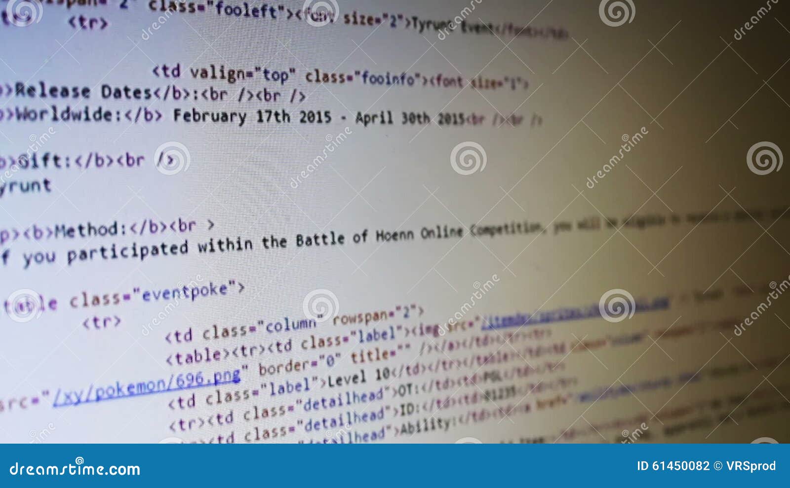 Computer Code Scrolling stock footage. Video of digital - 61450082