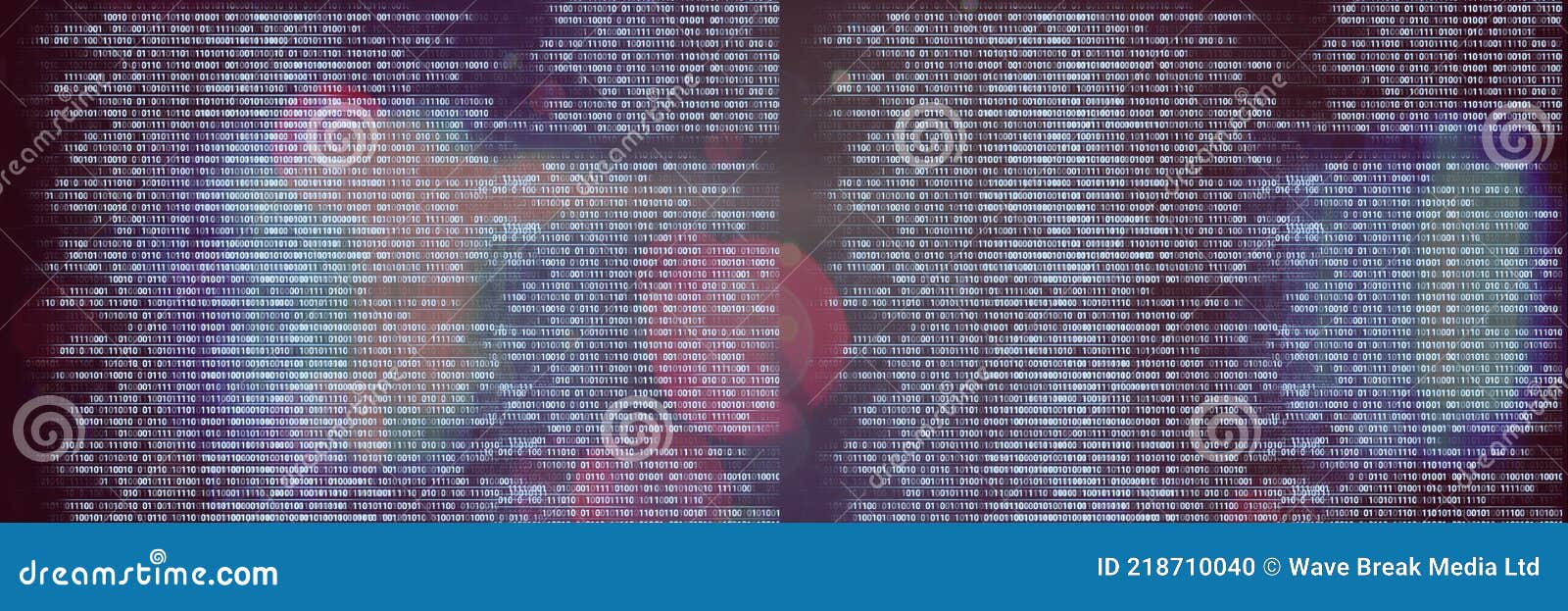 Computer Codes Processing Over Black Flares Background, Technology And Computer Programming ...