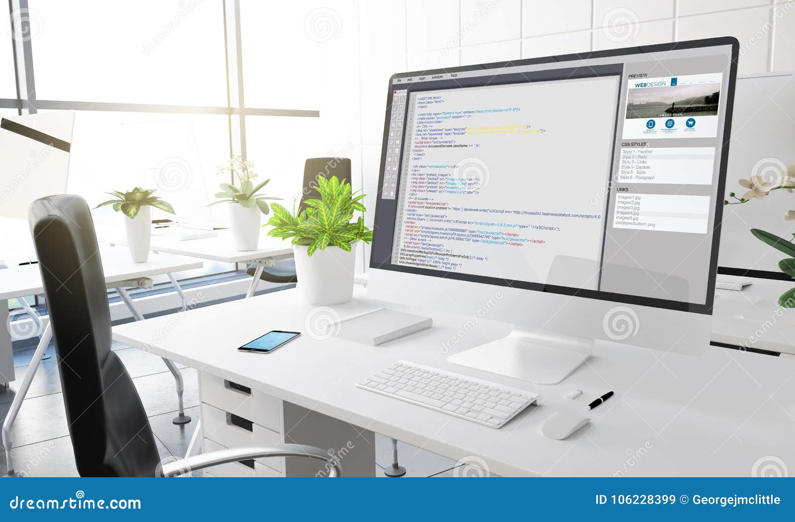 Computer coding software stock illustration. Illustration of tech ...