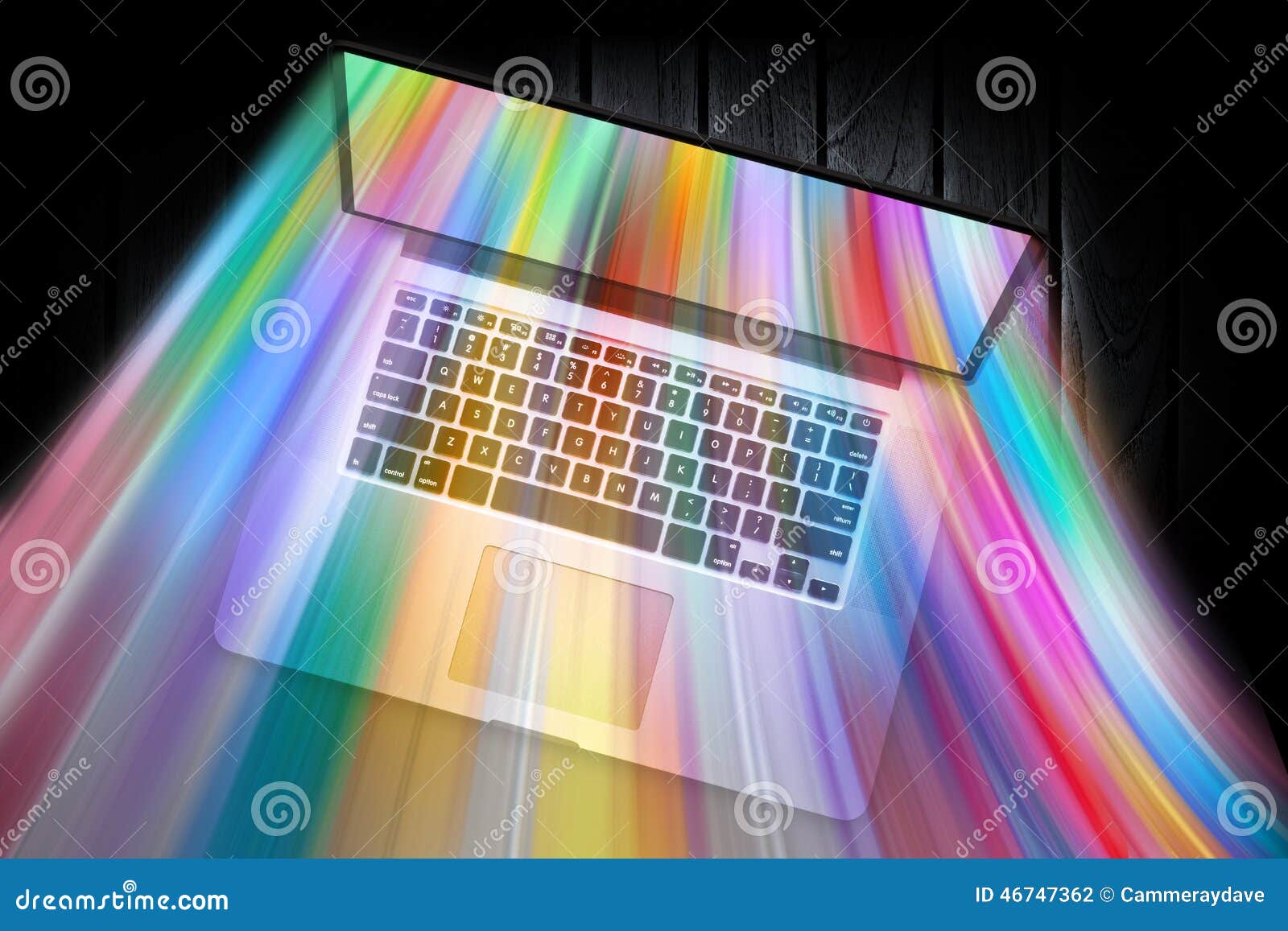 Computer Colorful Technology Stock Photo - Image: 46747362