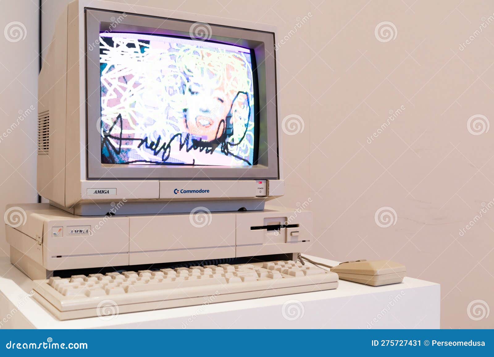 Commodore Amiga 500 - Retro Editorial Photo | CartoonDealer.com #147278775