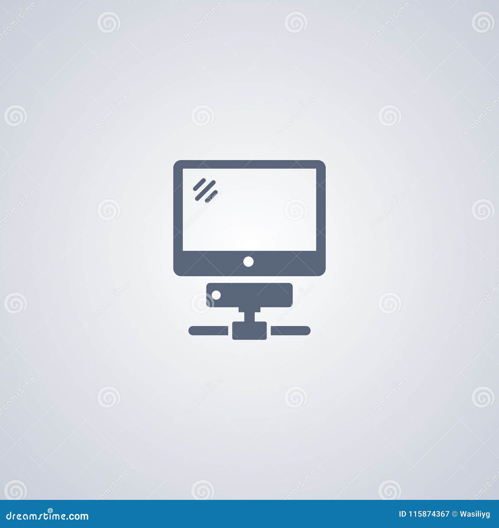 Computer Communication, Vector Best Flat Icon Stock Vector ...