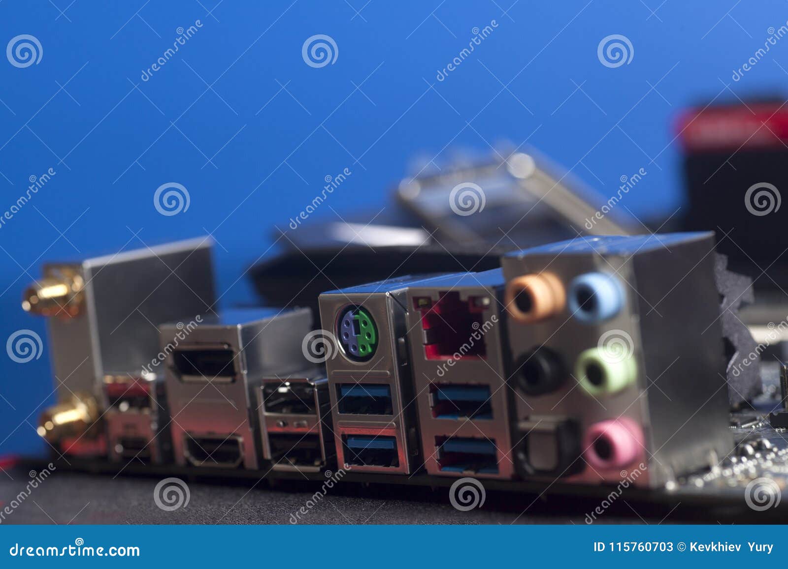 Computer Component Backpanel USB Audio,Ethernet Connector USB 3,0, HDMI ...