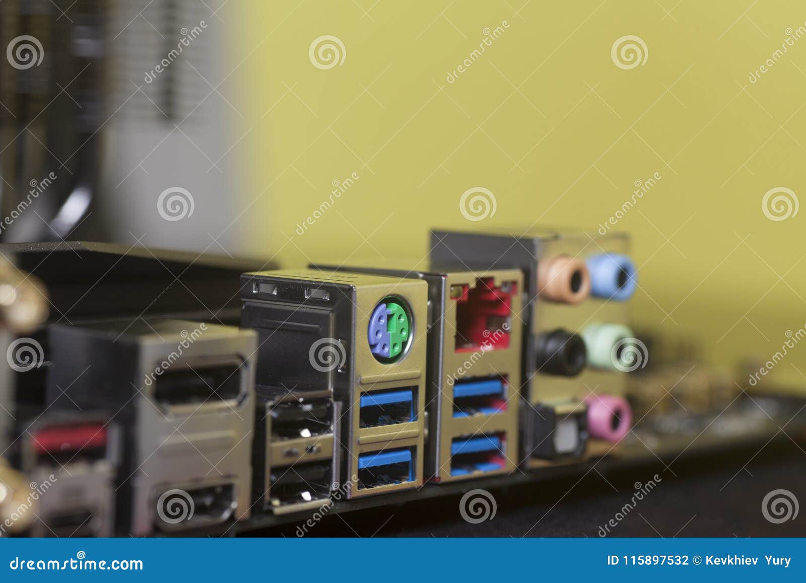 Computer Component Backpanel USB Audio,Ethernet Connector USB 3,0, HDMI ...