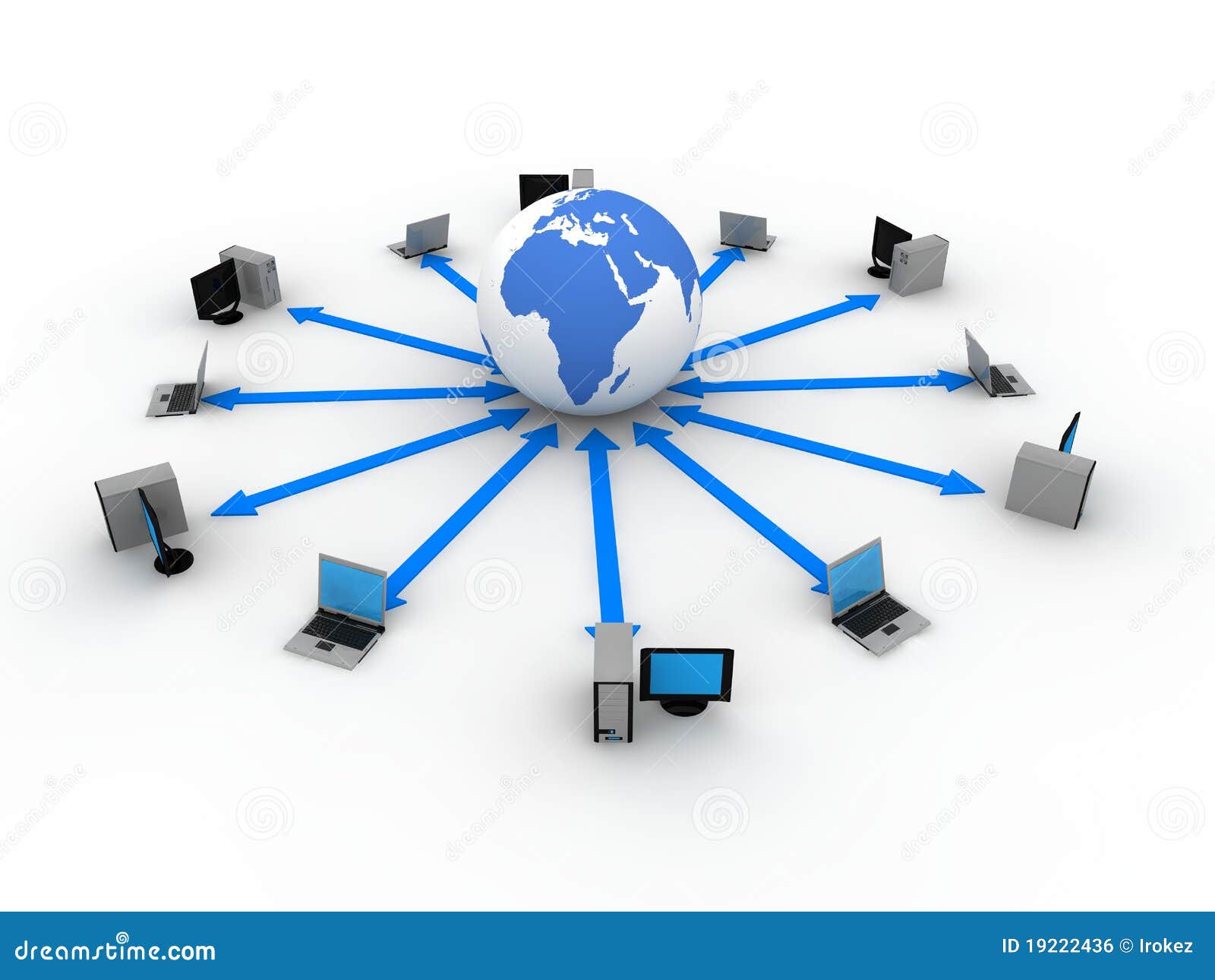Computer Concept stock illustration. Illustration of connection - 19222436