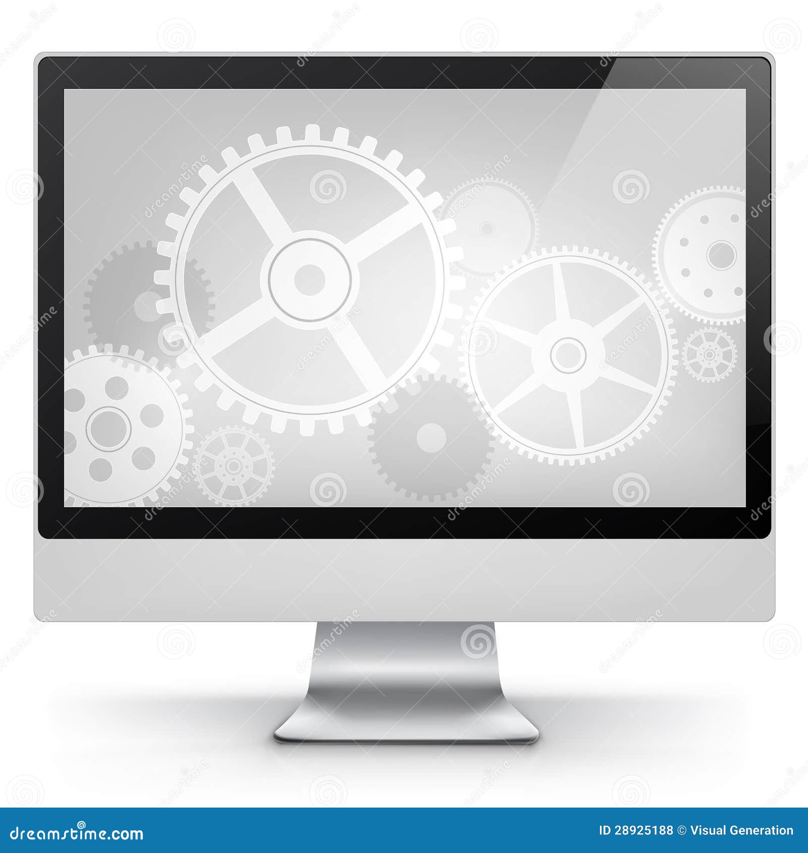 Computer Concept stock vector. Illustration of monitor - 28925188
