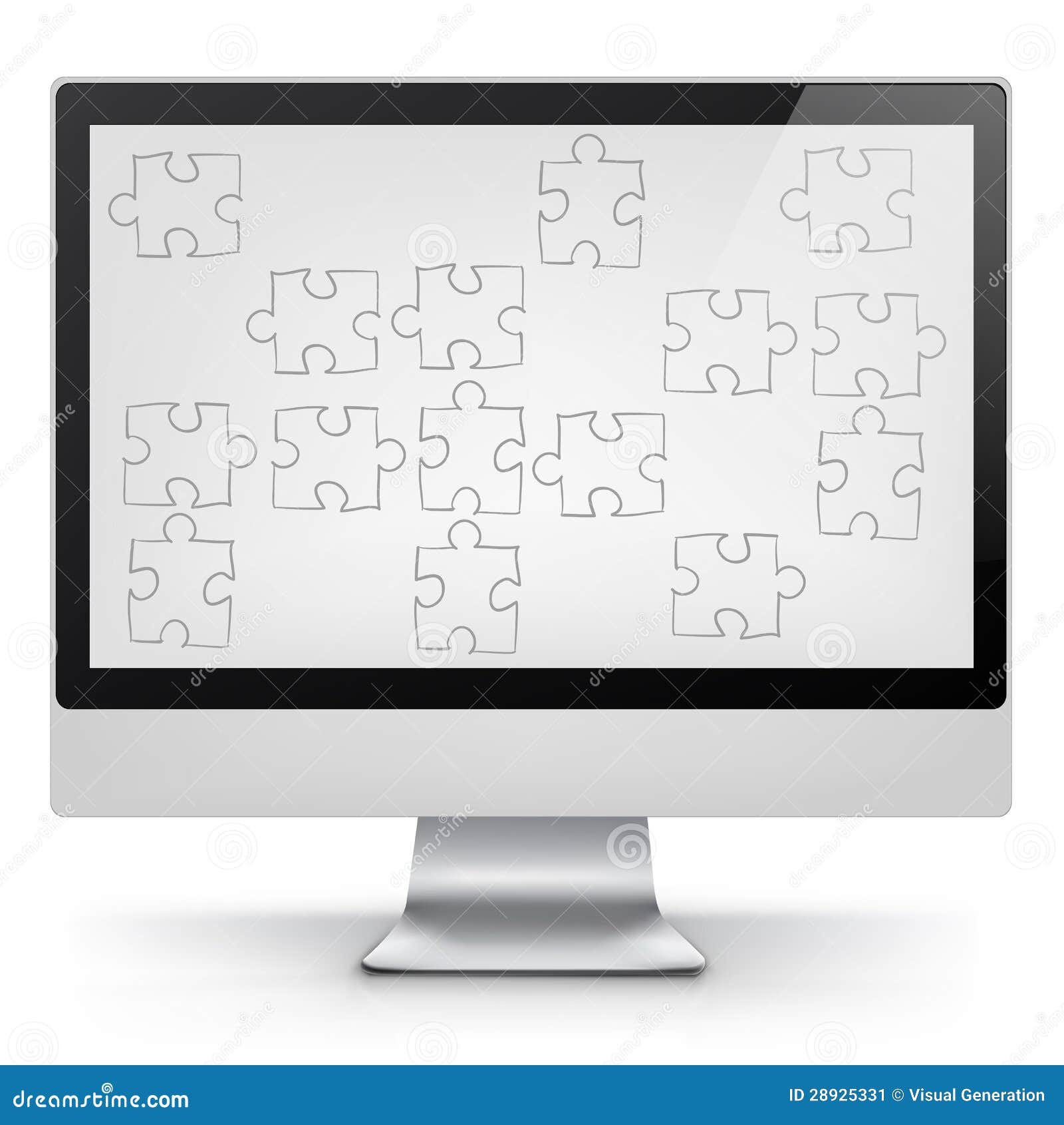 Computer Concept stock vector. Illustration of electrical - 28925331