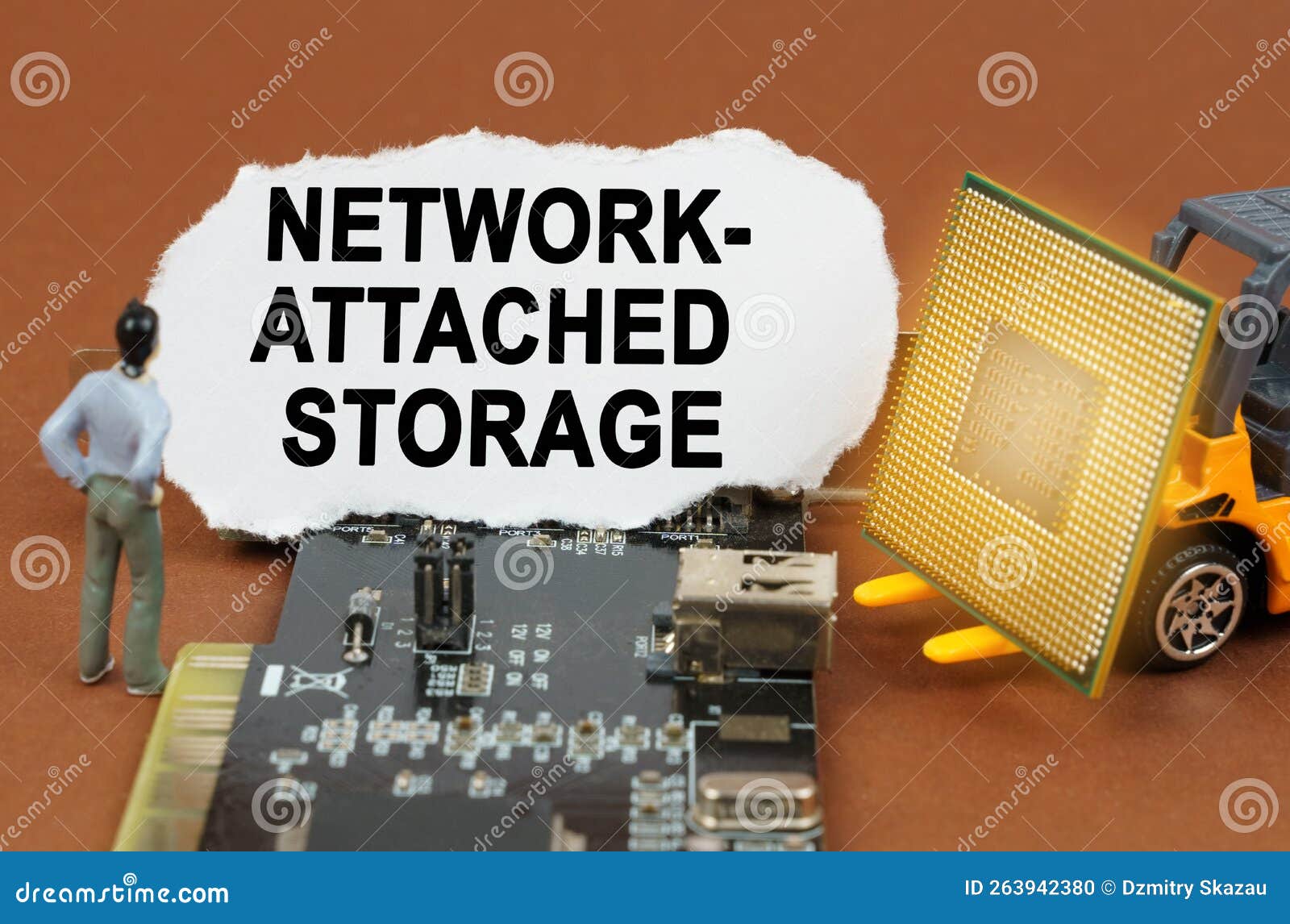Network Attached Storage File Level Computer Data Storage Server Connected To A Computer