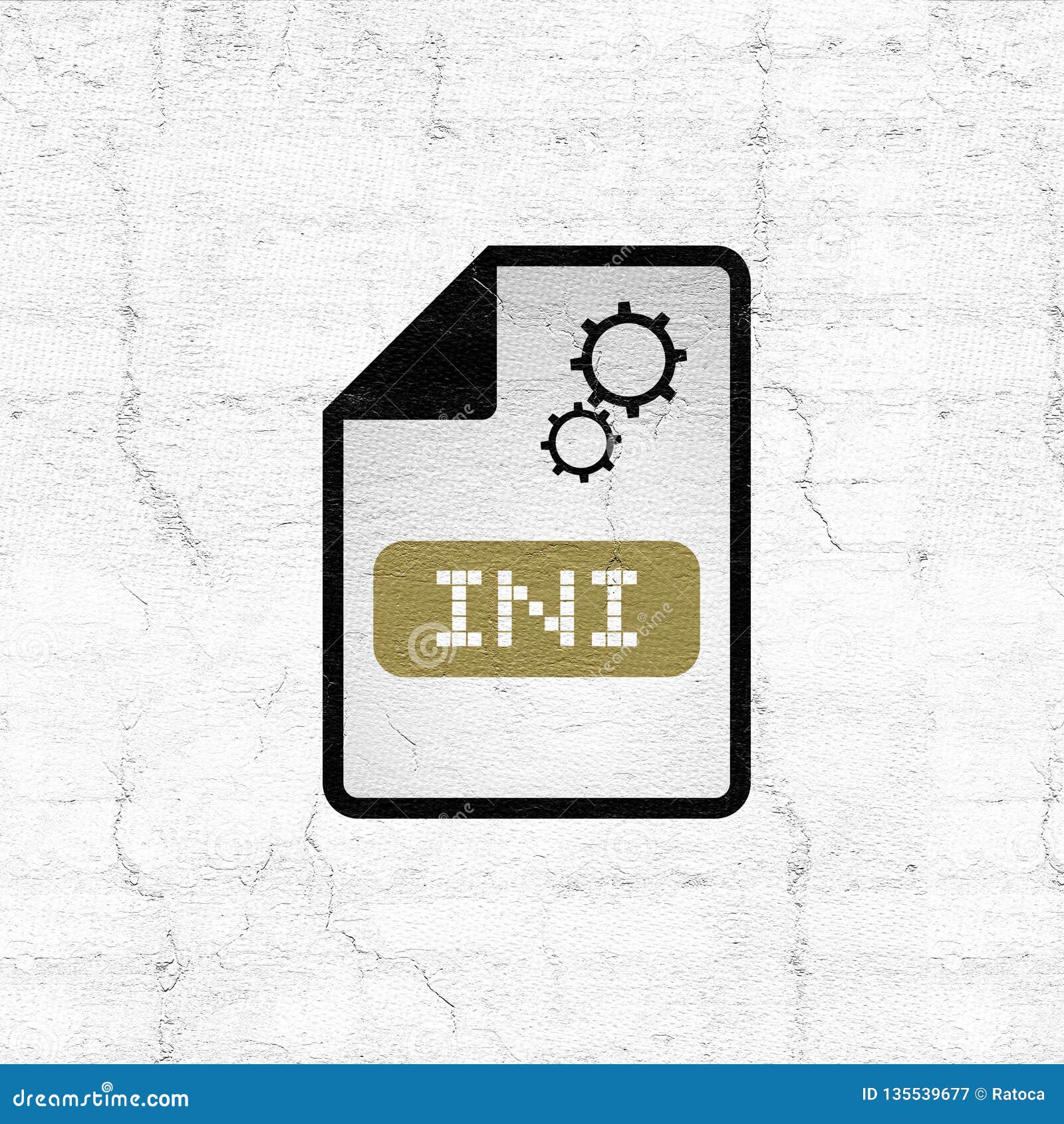 Computer Configuration Ini File Icon Royalty-Free Stock Photography ...