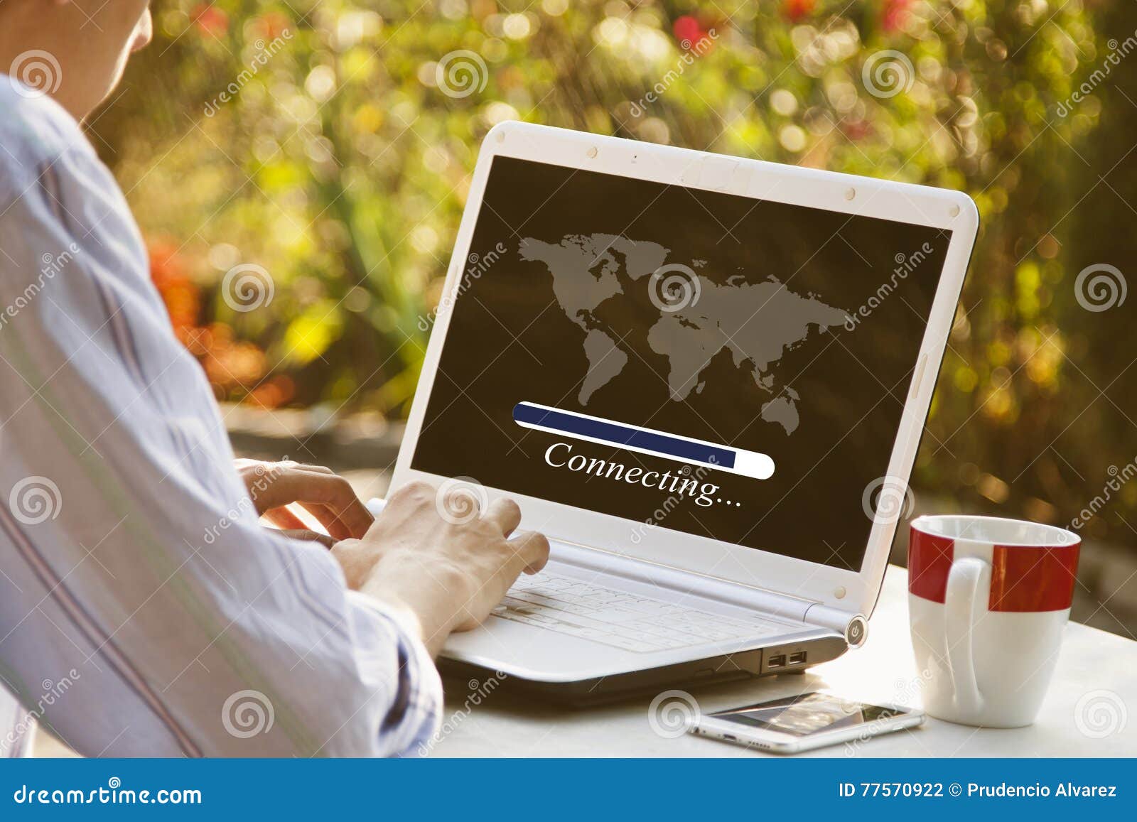 Computer connecting stock photo. Image of sunlight, ratio - 77570922