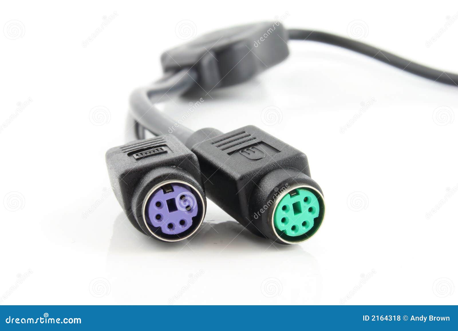 Computer connection cables stock photo. Image of plug - 2164318