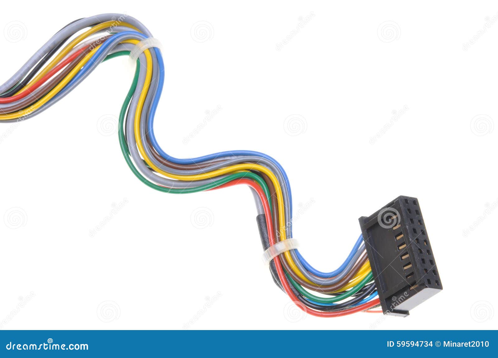 Computer Connection Cables and Plugs Stock Photo - Image of accessory ...