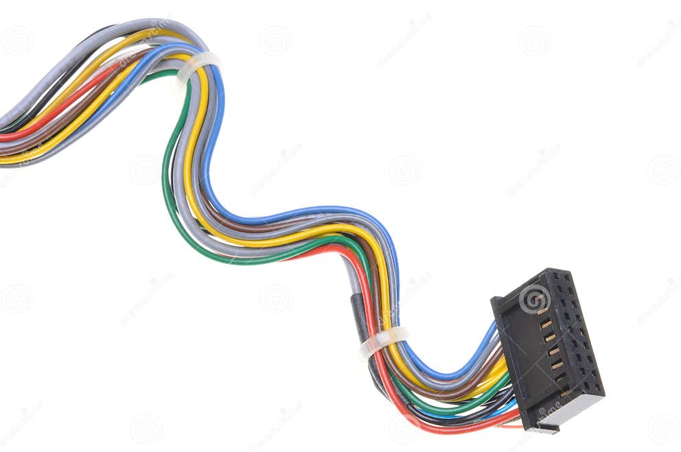 Computer Connection Cables and Plugs Stock Photo - Image of accessory ...
