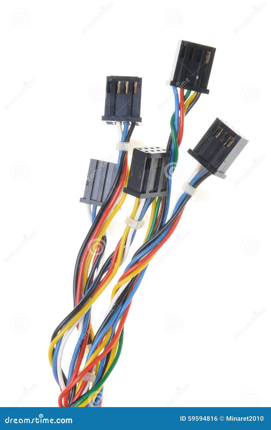 Computer Connection Cables and Plugs Stock Photo - Image of hardware ...