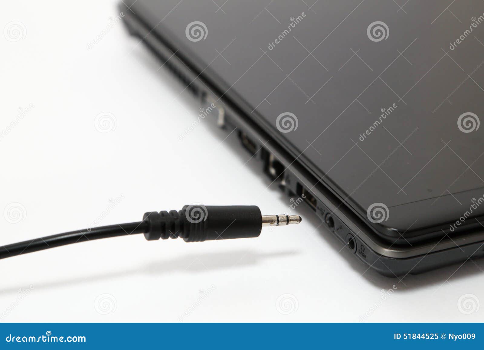 Computer connection stock image. Image of black, cable - 51844525