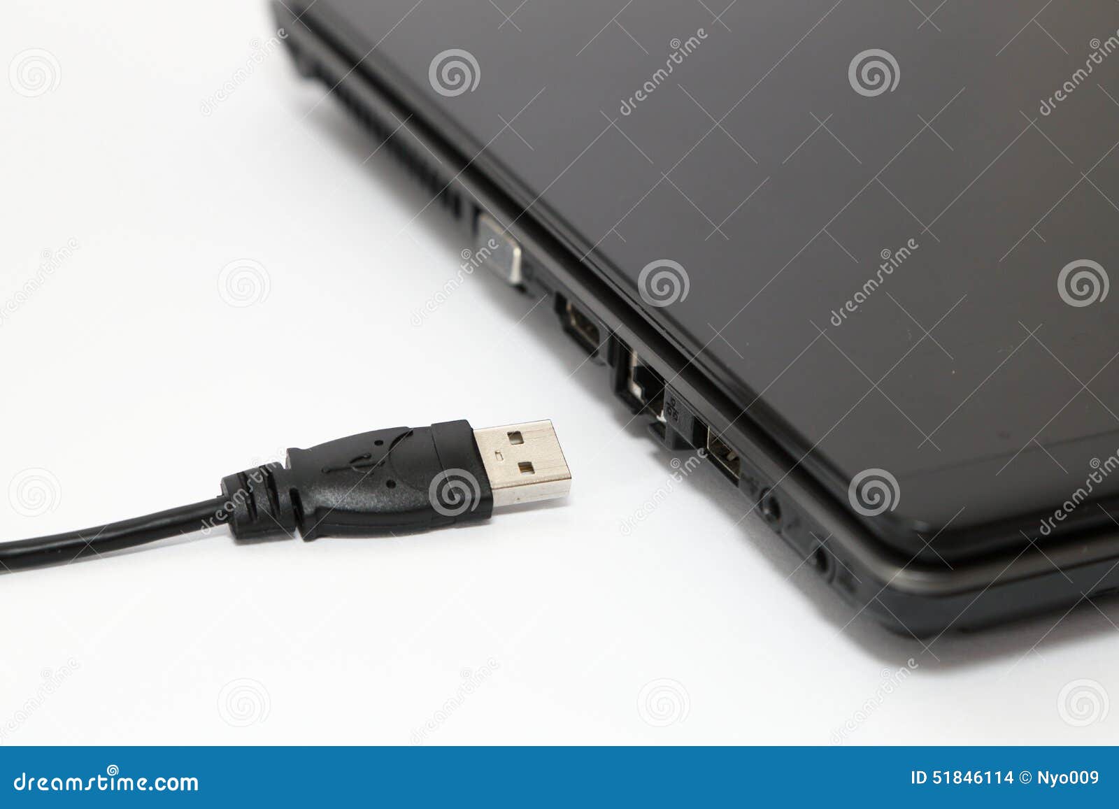 Computer connection stock photo. Image of drawing, cable - 51846114