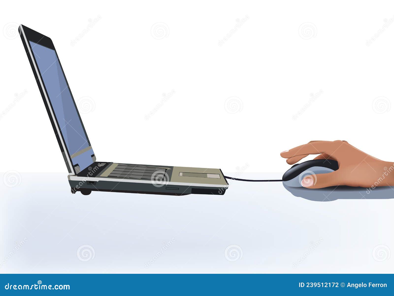 Computer Connection Internet Connection- Stock Vector - Illustration of ...