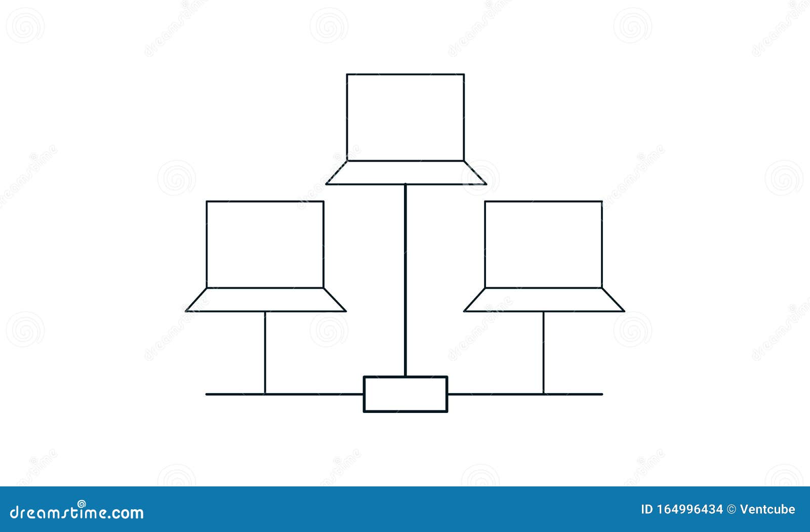 Computer, Connection, Lan, Network, Pc Icon Vector Illustration. Stock ...