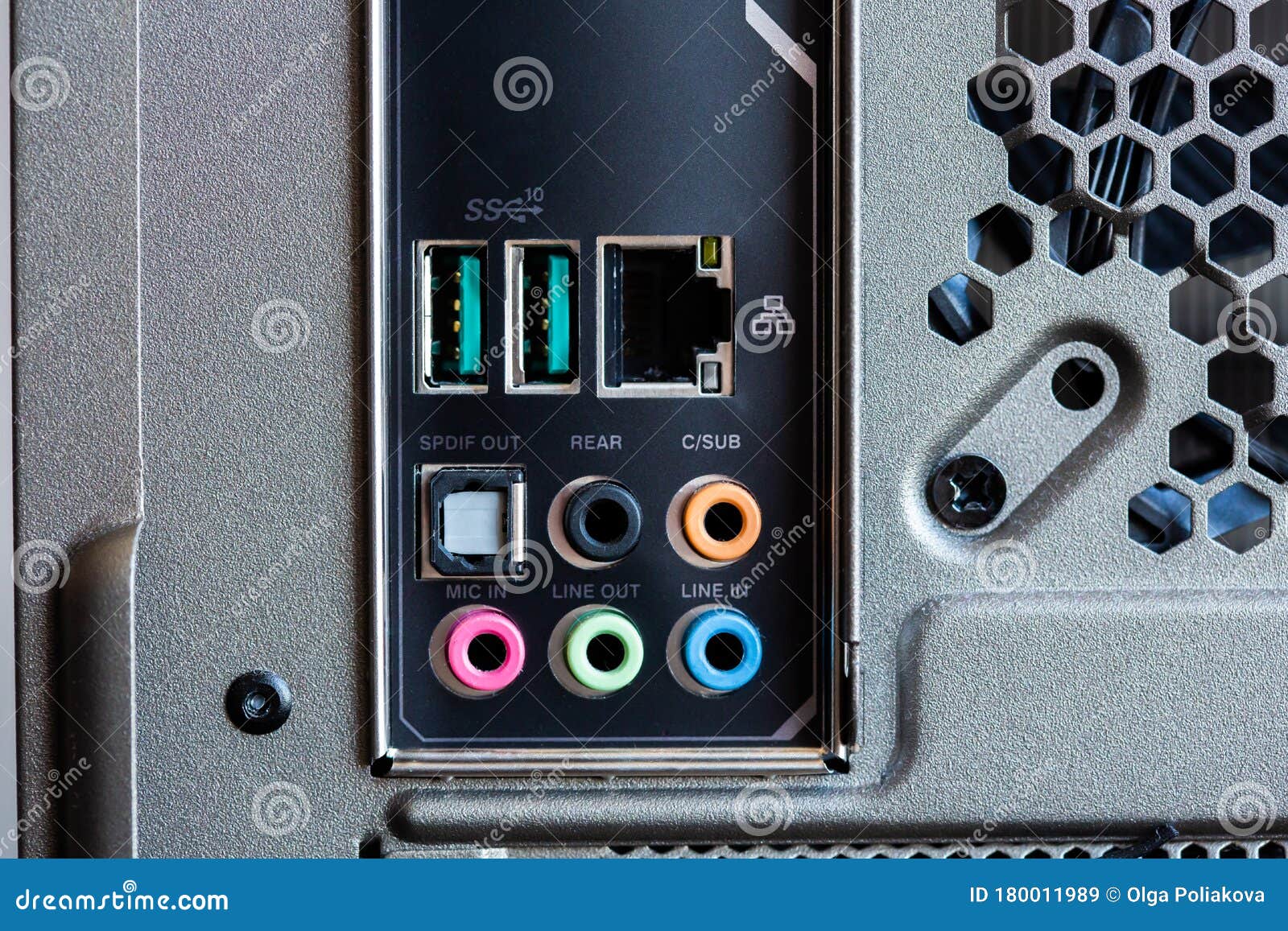 Computer Connectors Background Royalty-Free Stock Photography ...