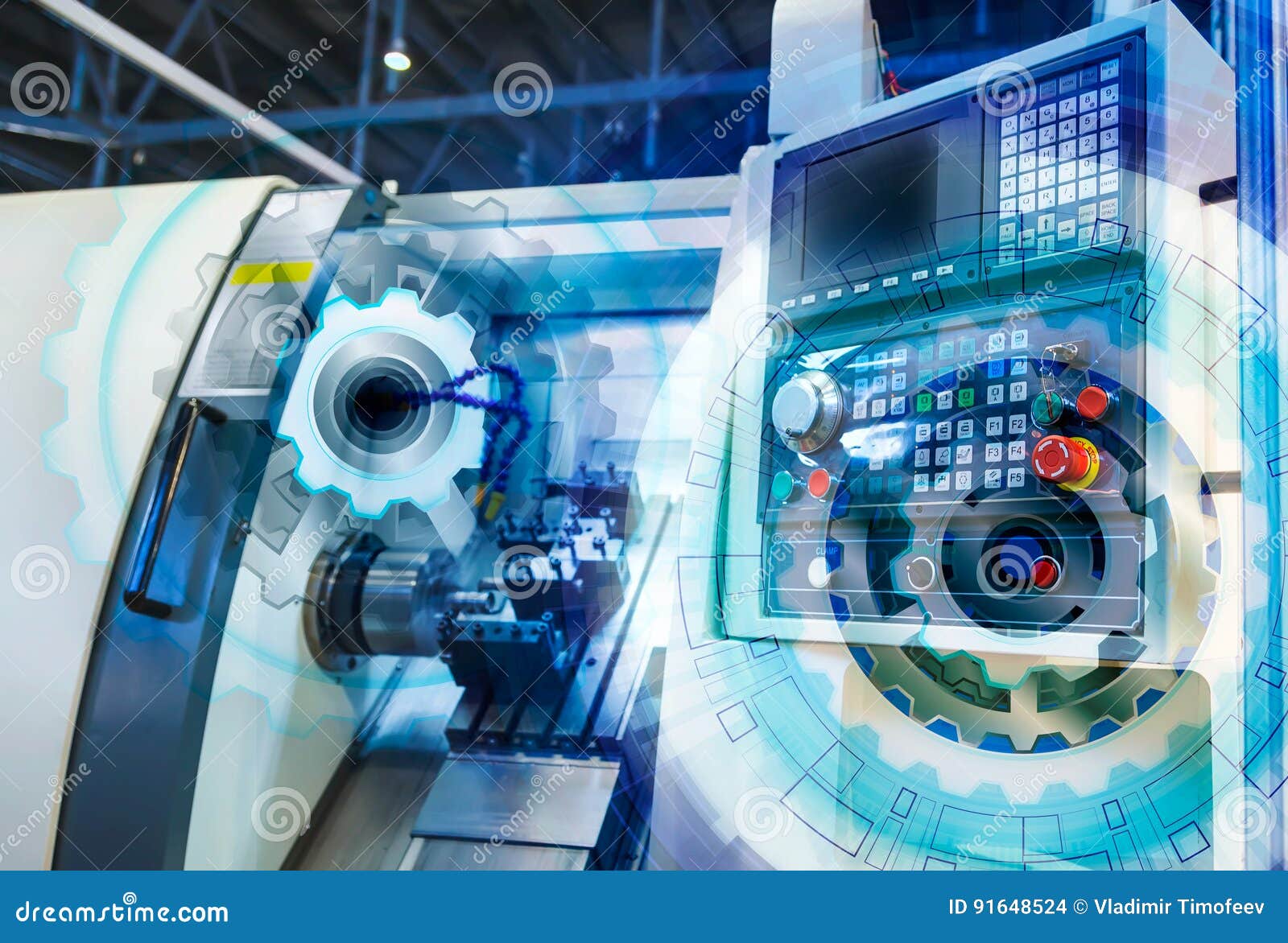 Computer Control Panel Lathe with Numerical Control Covered ... Computer Control Panel Lathe with Numerical Control Covered ...
