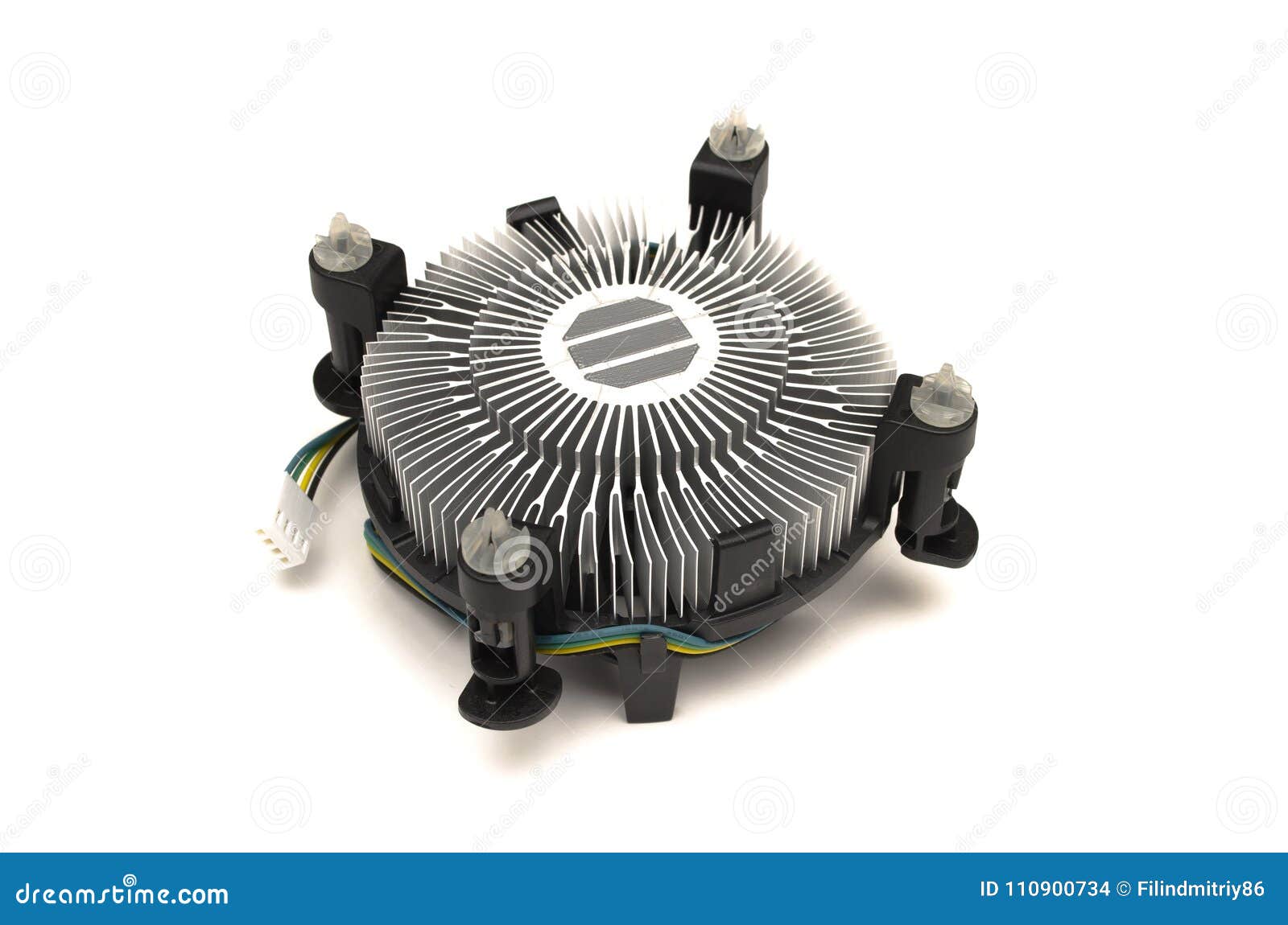 Computer cooling fan. stock photo. Image of device, electric - 110900734