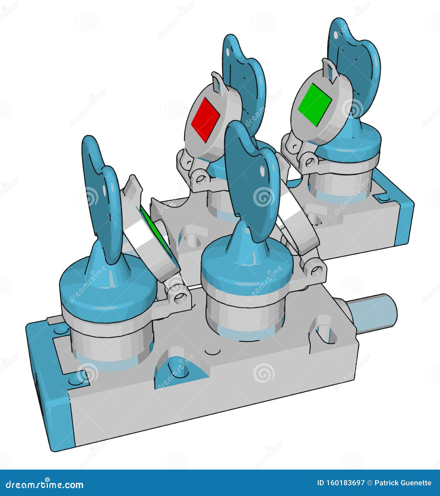 Computer Cooling, Illustration, Vector Stock Vector - Illustration of ...