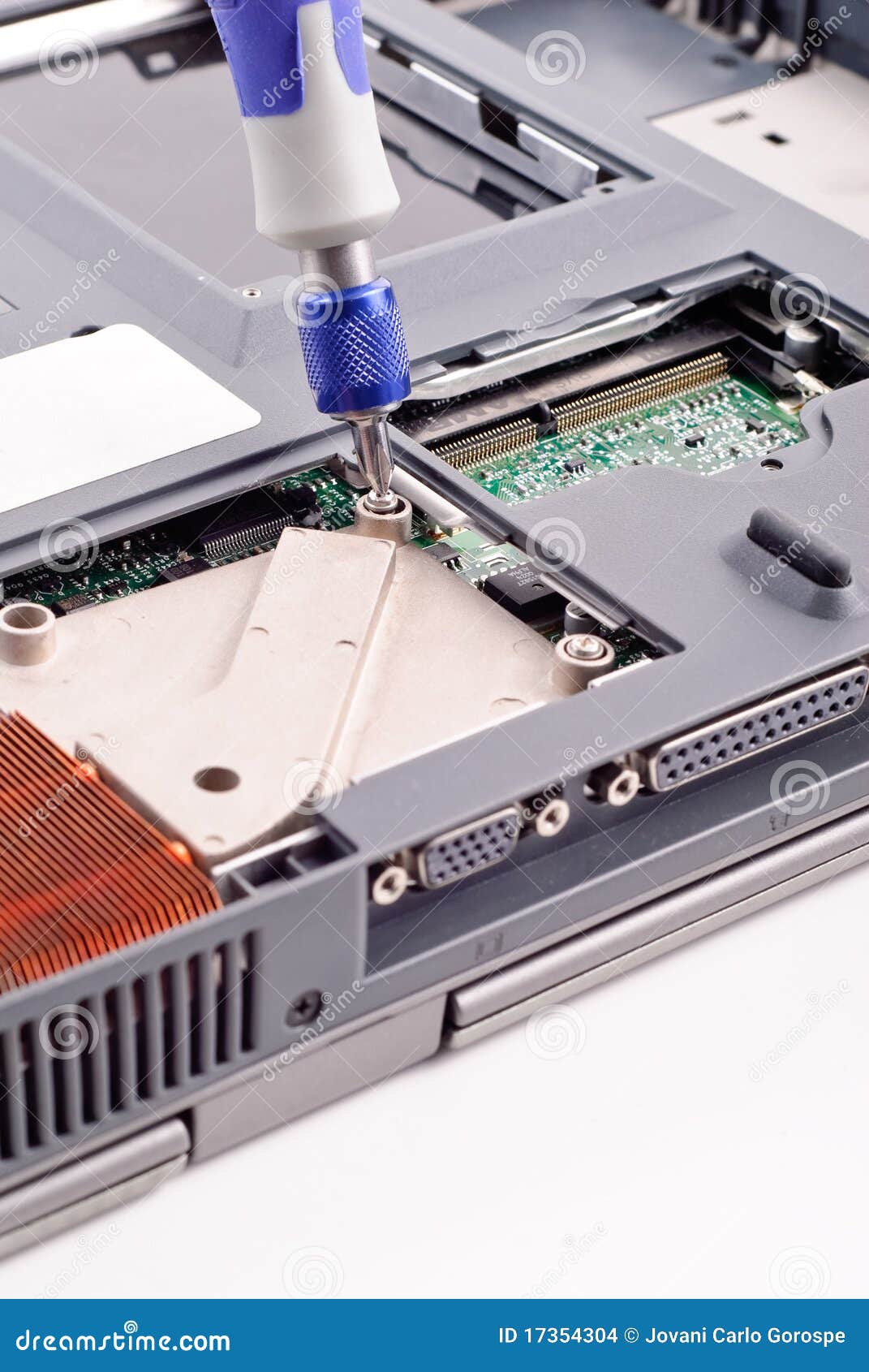 Computer Cooling Unit Removal Stock Photo - Image of drive, board: 17354304
