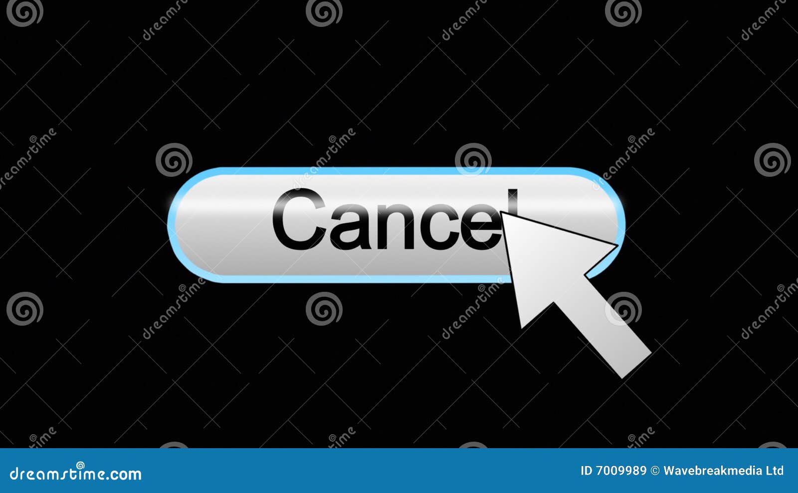 Computer Couse on Cancel stock illustration. Illustration of help - 7009989