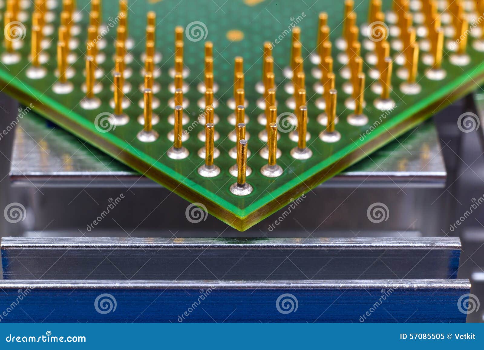 Computer cpu chip stock image. Image of micro, engineering - 57085505