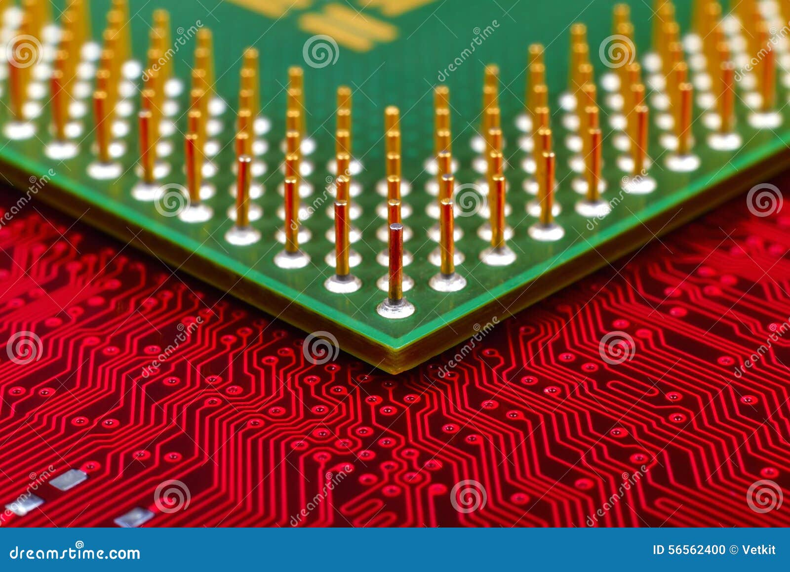 Computer cpu chip stock photo. Image of microchip, detail - 56562400