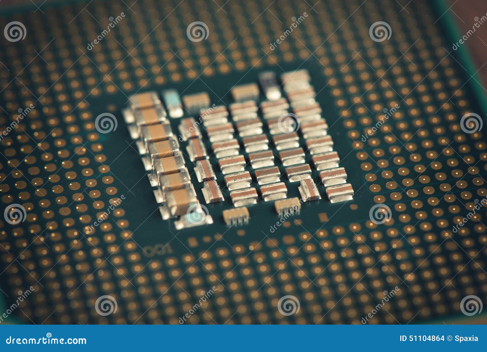 Computer CPU Chip stock photo. Image of background, computer - 51104864