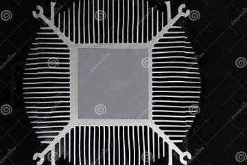 Computer CPU Cooling Radiator Motherboard Close-up Stock Image - Image ...