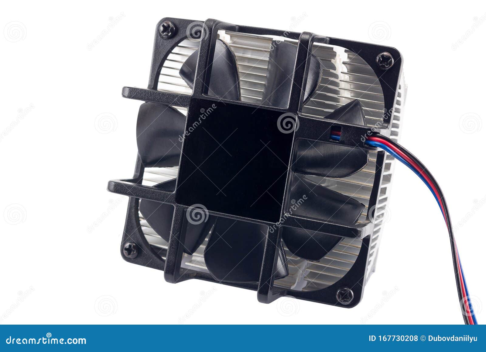 Computer CPU Cooling System Stock Photo - Image of microelectronic ...
