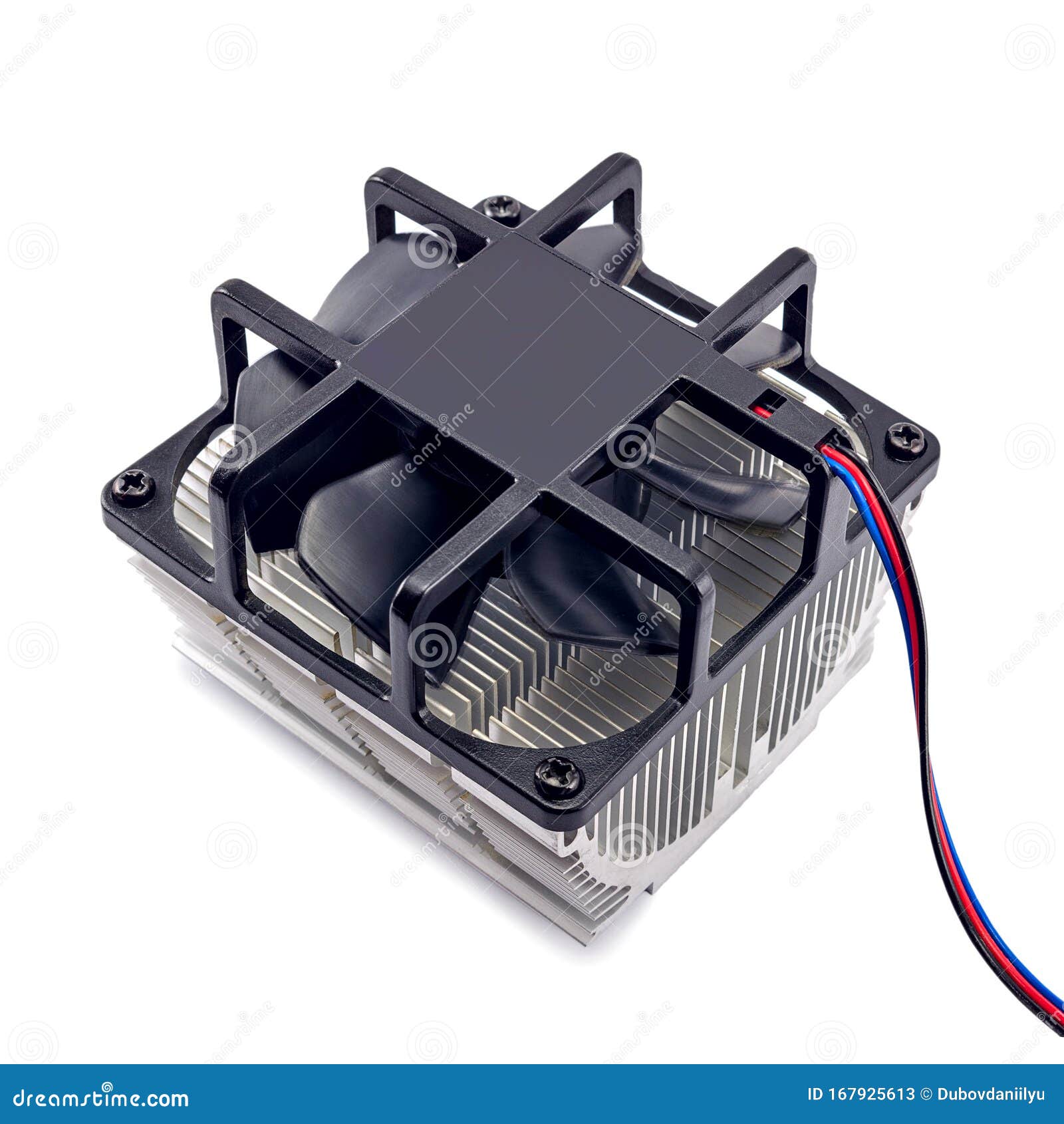 Computer CPU Cooling System Stock Image - Image of electronics, detail ...