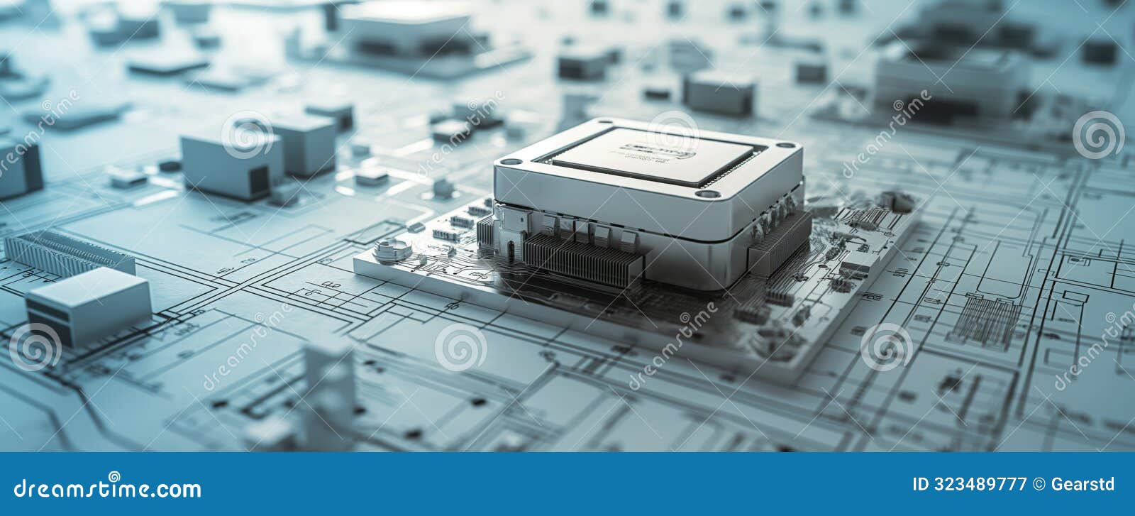 Computer CPU on Detailed Graphic Schematics Stock Image - Image of tech ... Computer CPU on Detailed Graphic Schematics Stock Image - Image of tech ...