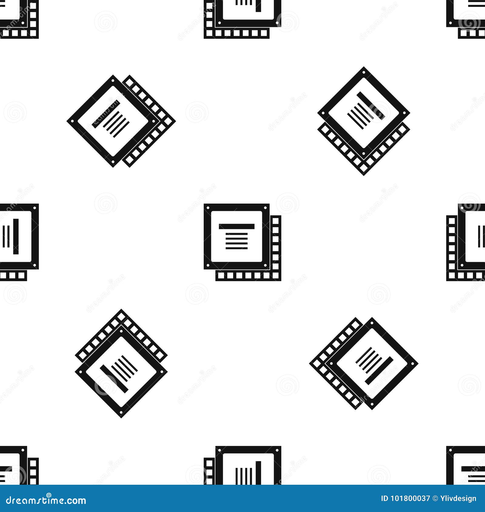 Computer Cpu Processor Chip Pattern Seamless Black Stock Vector Illustration Of Binary
