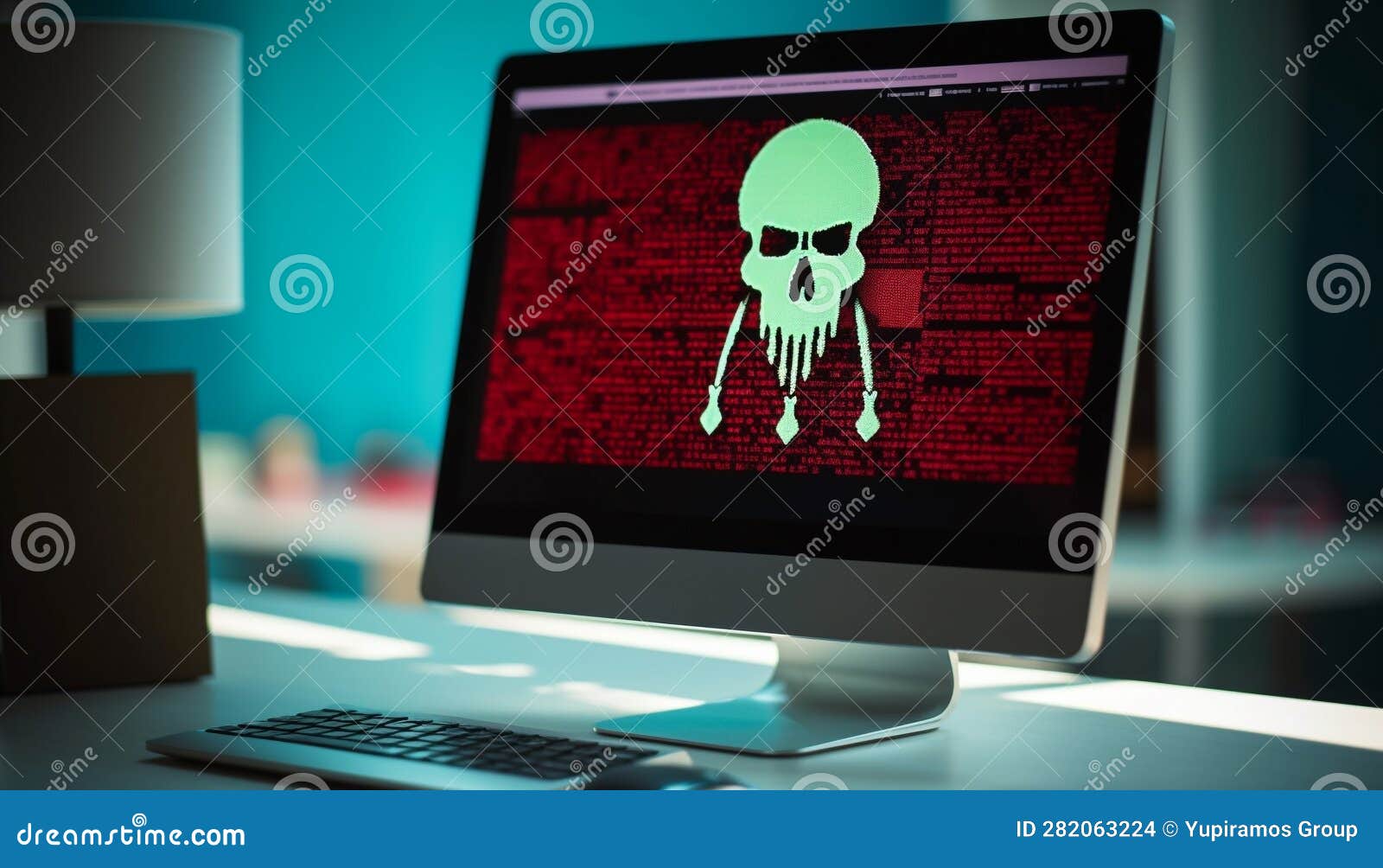 Computer Crime Warning Protect Your Data from Hacker Threats and ...