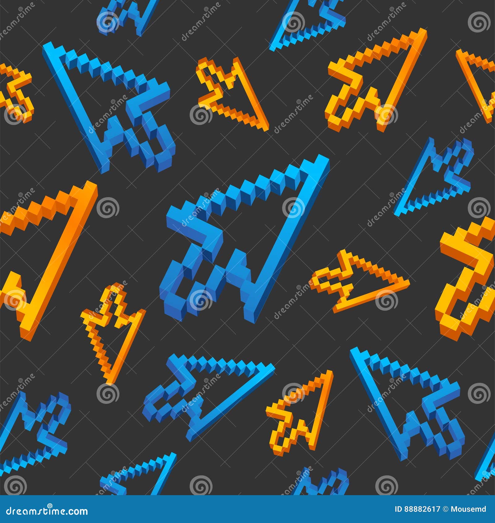 Computer Cursor Vintage Stock Illustrations – 449 Computer Cursor ...