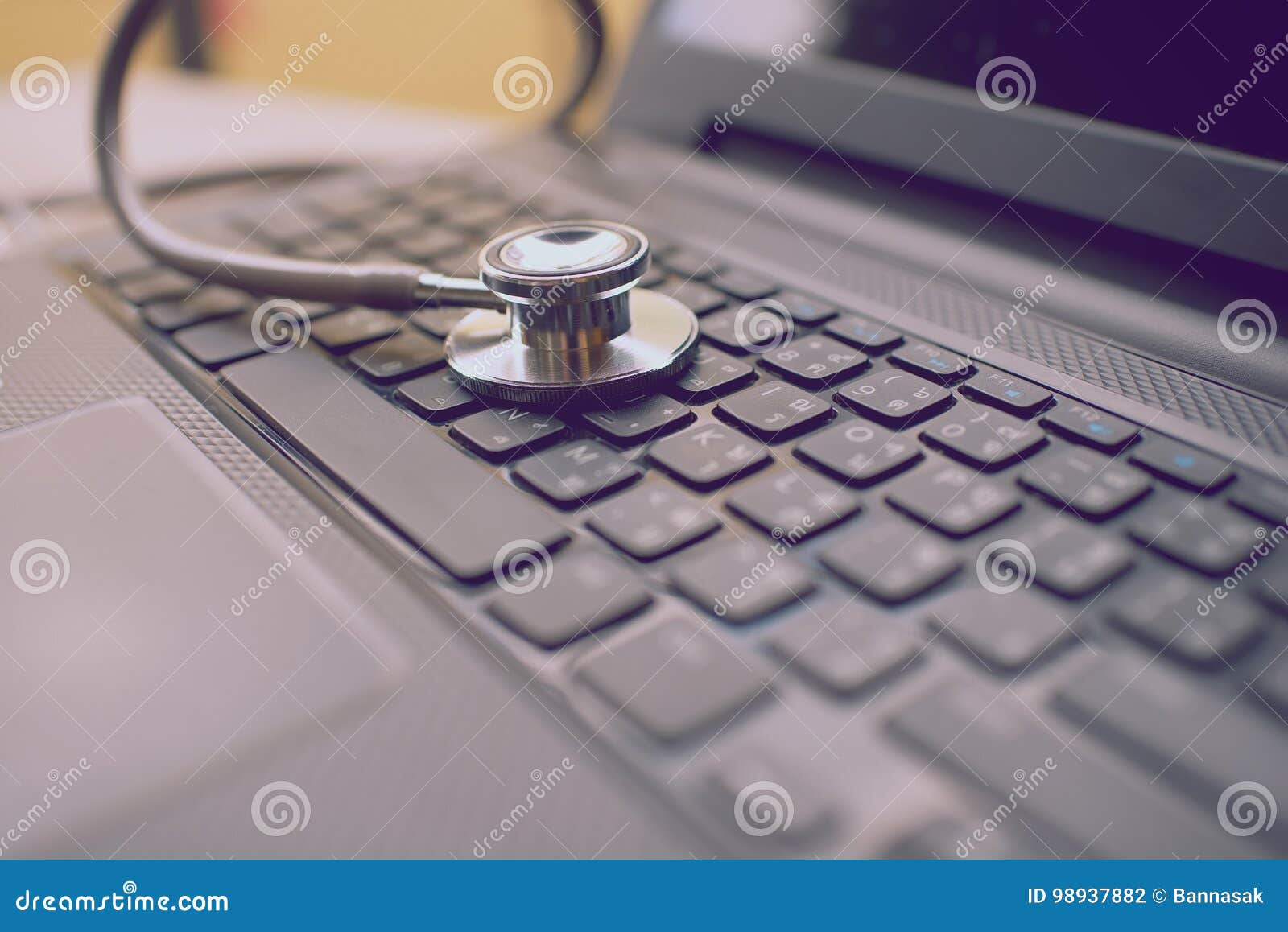 Computer or Data Analysis - Stethoscope Over Notebook Keyboard Stock ... Computer or Data Analysis - Stethoscope Over Notebook Keyboard Stock ...