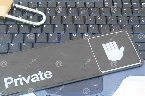 Computer Data Privacy & Security Stock Image - Image of information ...